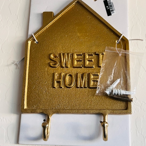 Wall Decor | Gold Sweet Home Wall Hook | Poshmark